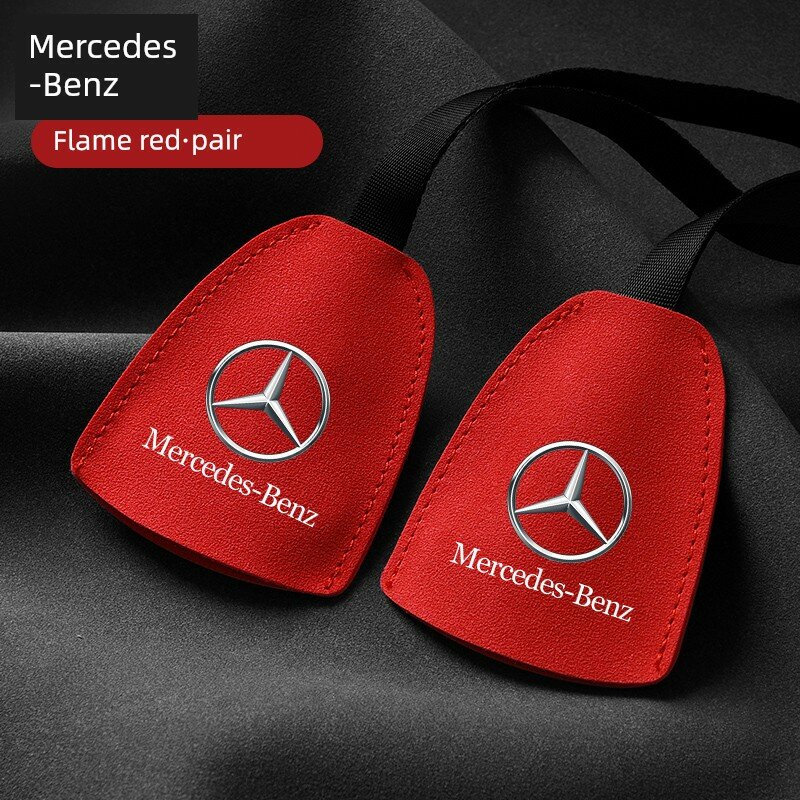 Автомобильная петля для сиденья Mercedes, огненно-красный, 2 шт. для E-класса, C-класса, B-класса