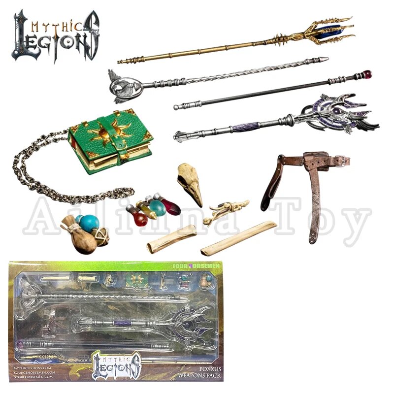 Four Horsemen Studio Mythic Legions 1/12 6-дюймовая фигурка Poxxus Weapons Pack Модель
