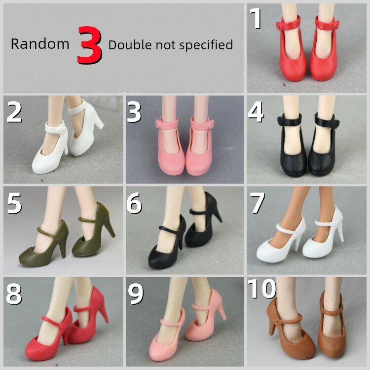 Кукла Blythe Xin Yi 30 см, шарнирная, с плоскими ступнями, в обуви Licca, Azone, Mengfan, на высоком каблуке Случайные