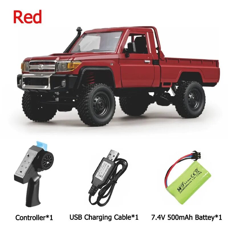 JJRC 1:12-MN82 Toyota Pickup Автомобильный игрушечный горный велосипед