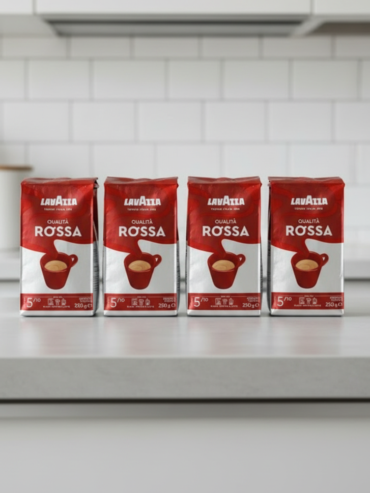 Кофе молотый Lavazza Qualita Rossa (Росса), 4 шт по 250г