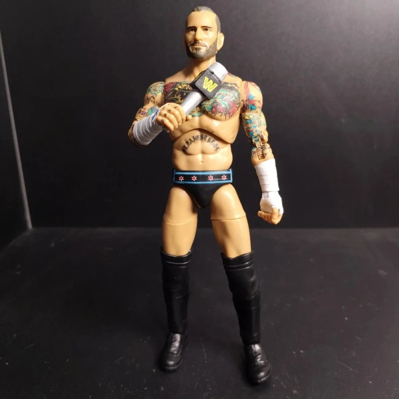 Фигурки CM PUNK Unrivaled Rare AEW/WWF/WCW из ПВХ