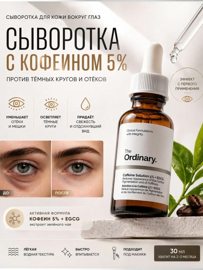 Сыворотка от темных кругов под глазами Caffeine Solution 5%