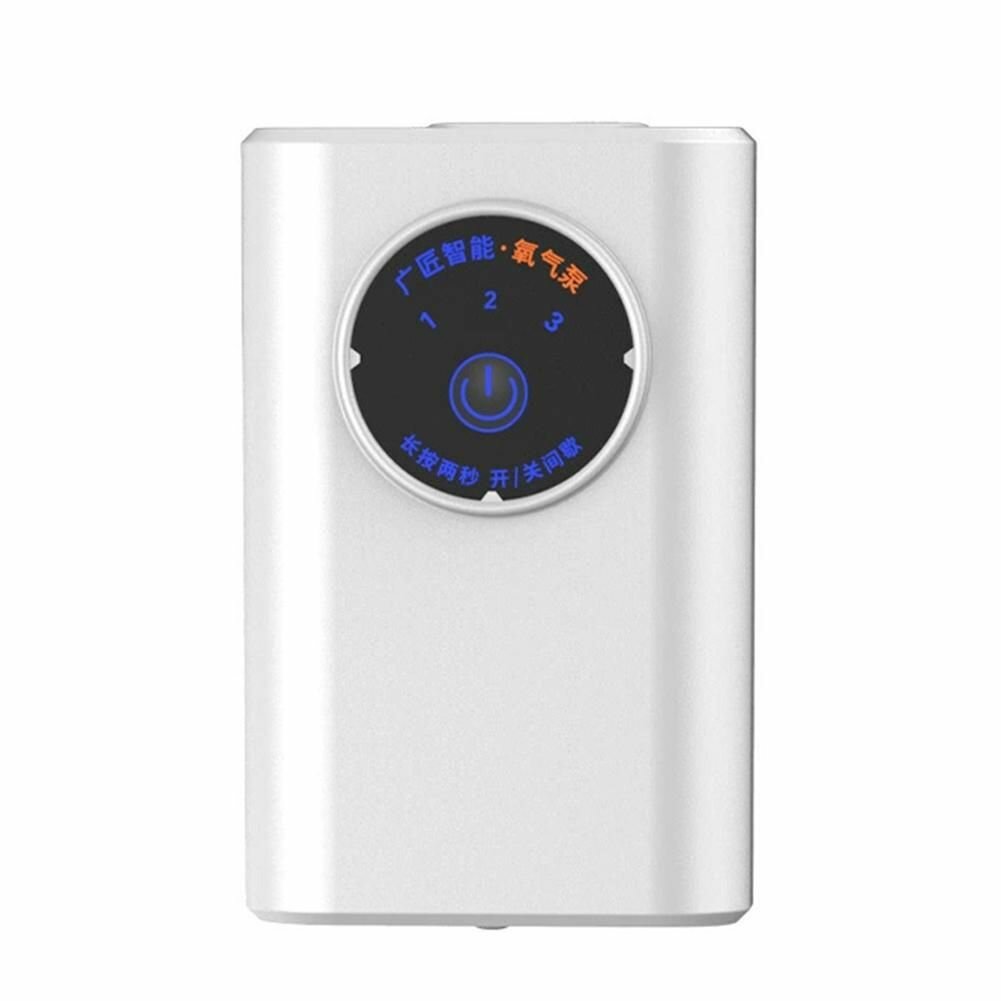 Портативный аэратор аккумуляторный USB для рыбалки и аквариума, кислородный насос бесшумный, с регулировкой, 1 шт