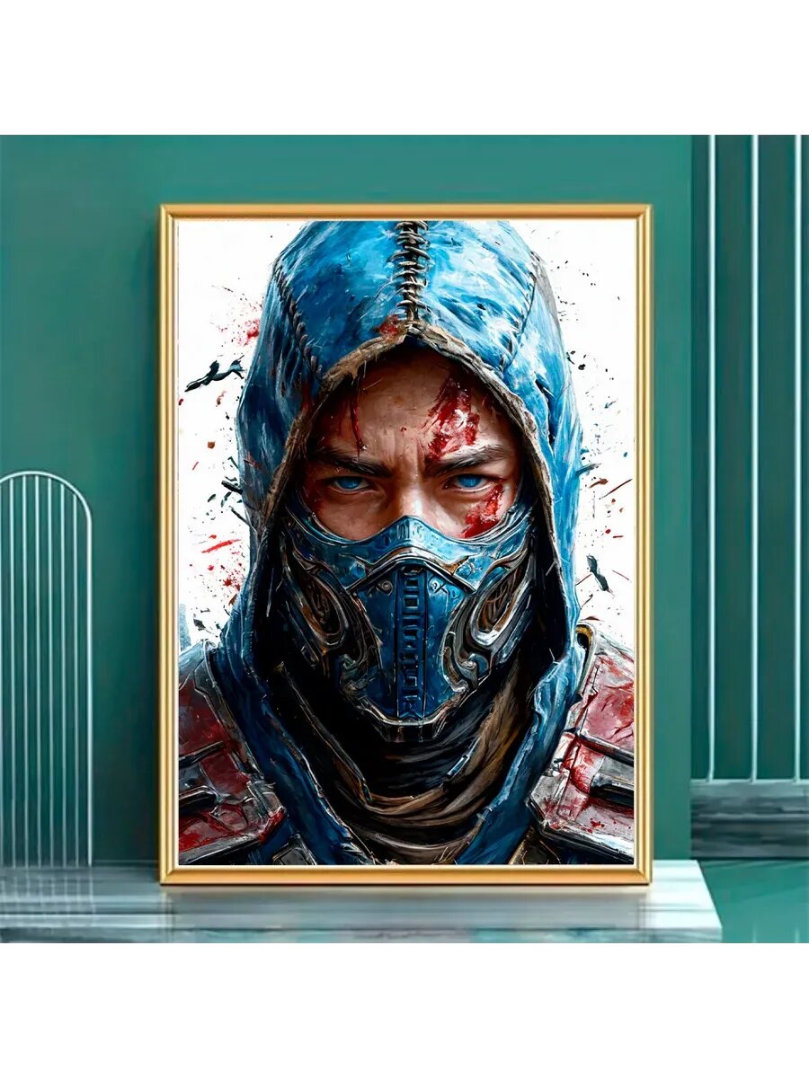 Картина на стену для интерьера "Mortal Kombat" 40х50 см