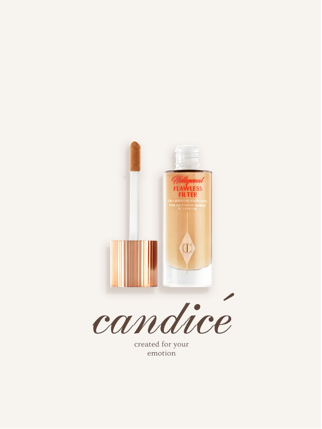 Сияющая основа под макияж CHARLOTTE TILBURY HOLLYWOOD FLAWLESS FILTER оттенок 2,5 FAIR, 30МЛ.