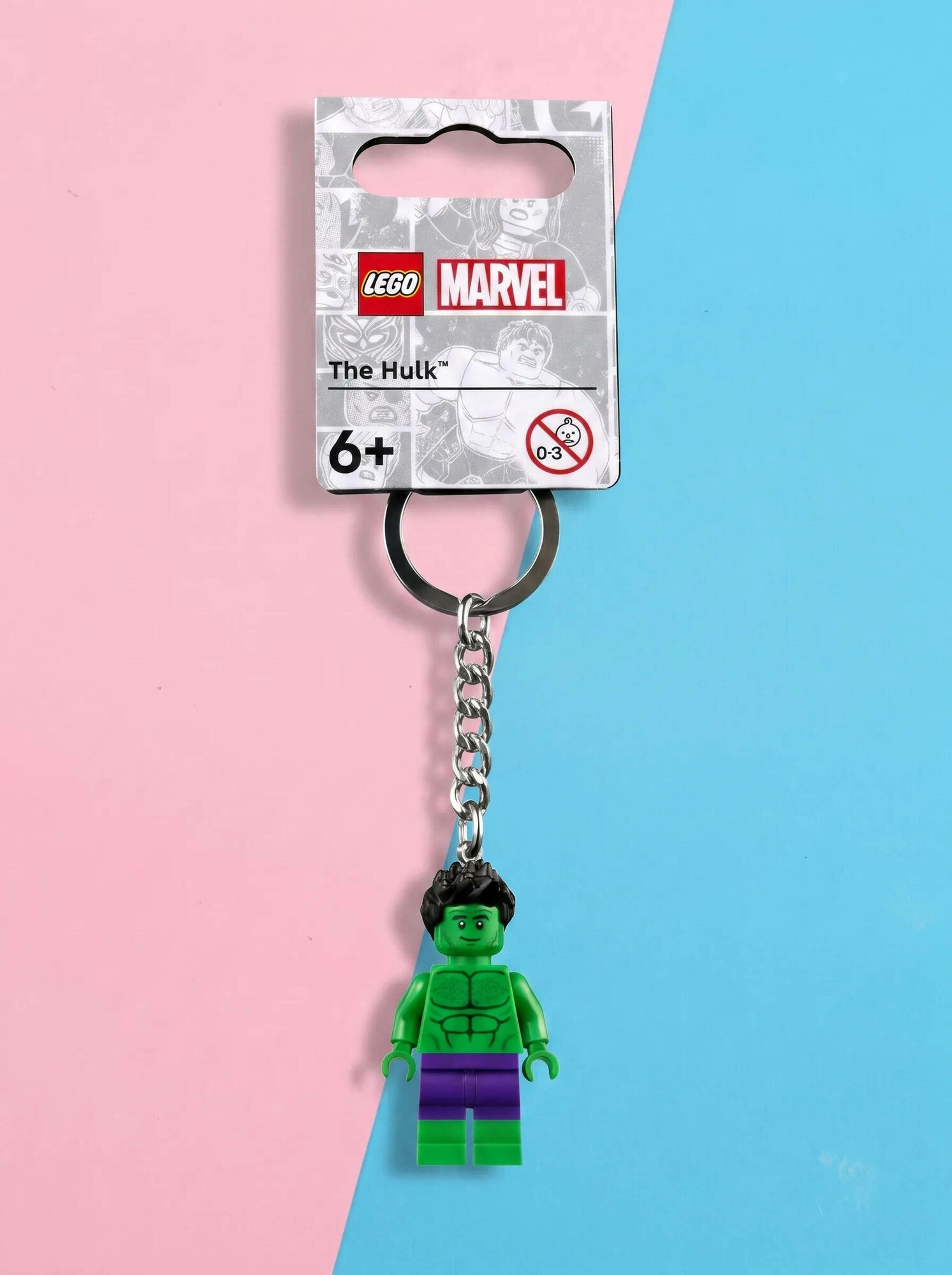 Конструктор LEGO Брелки LEGO 854321 Брелок LEGO 854321 «Халк», 5 деталей, от 16 лет