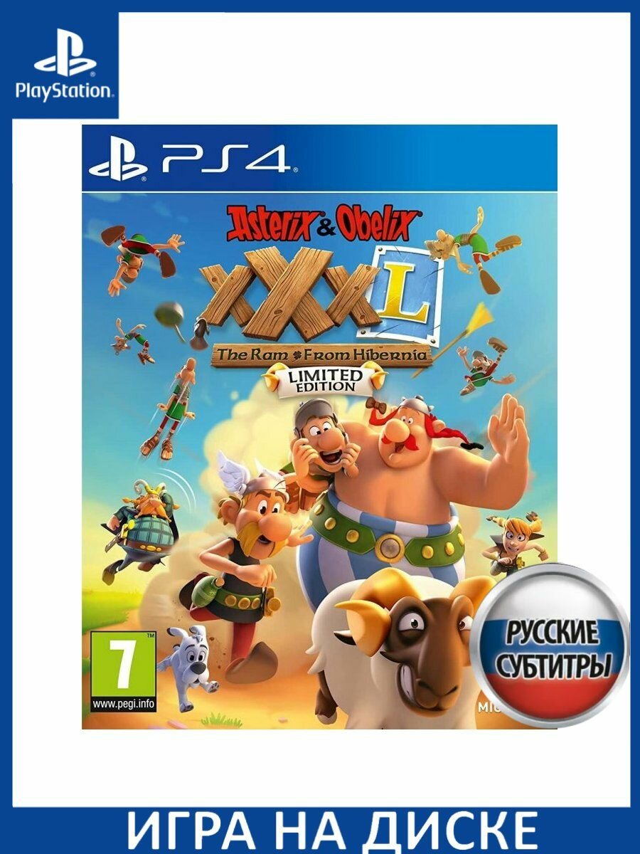 Игра Asterix and Obelix XXXL: The Ram From Hibernia Limited Edition PS4, PS5 Русская Версия Диск на PlayStation 4 и PlayStation 5