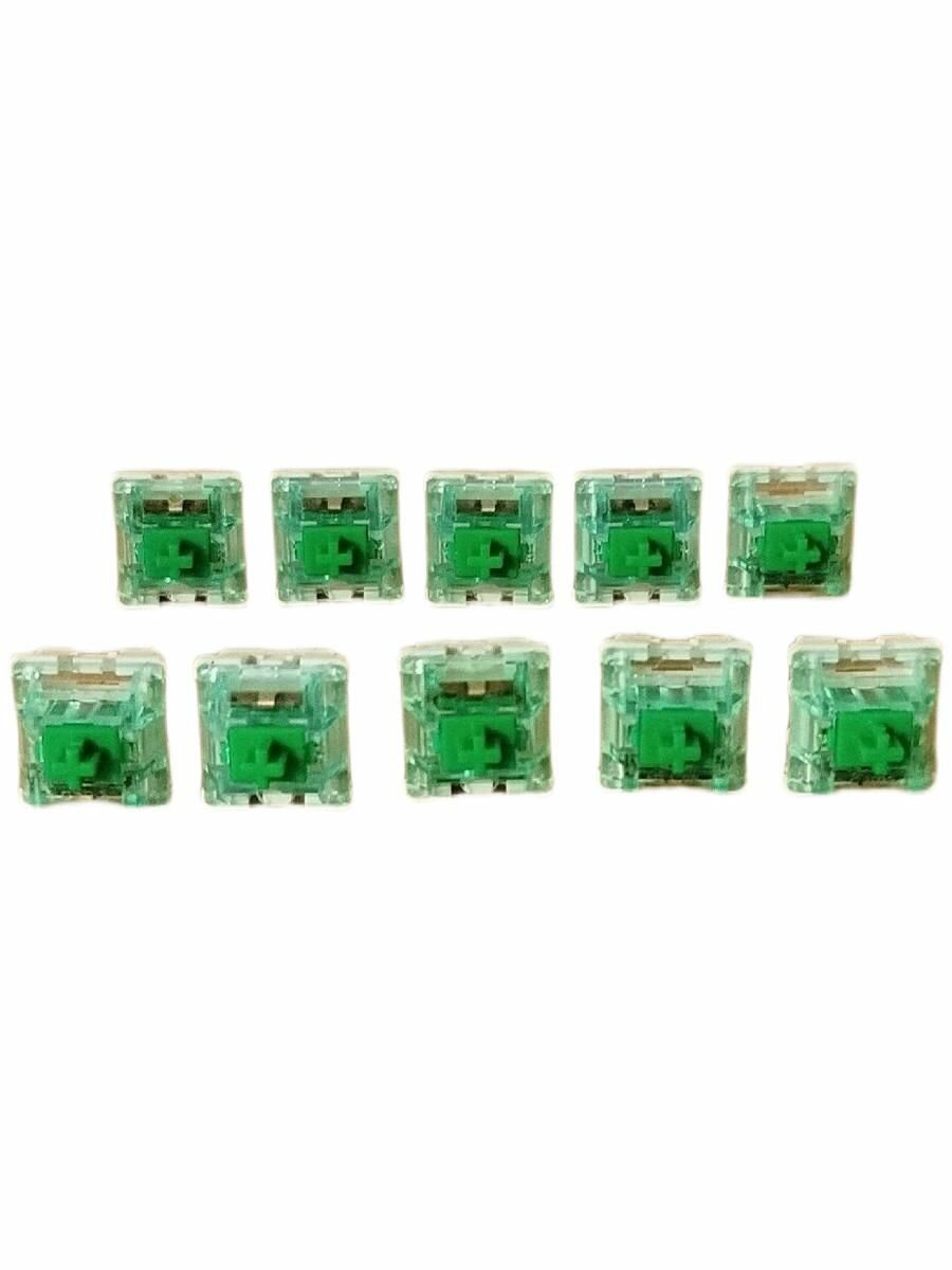 Свитчи для клавиатуры G3ms jade/ зеленый (10 штук)
