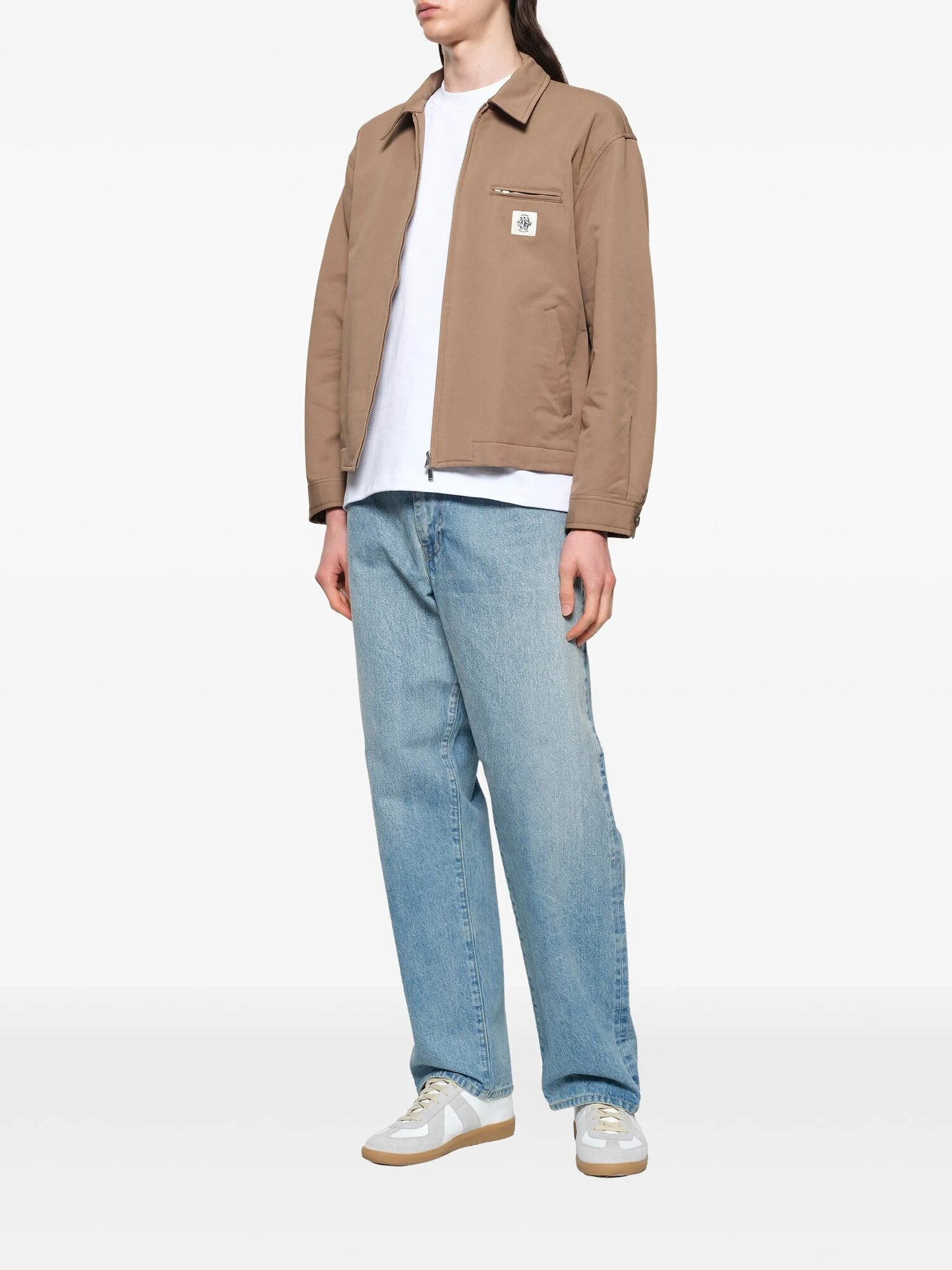 Куртка vowels Logo-patch zip-up jacket, размер 50, разноцветный — фото 1