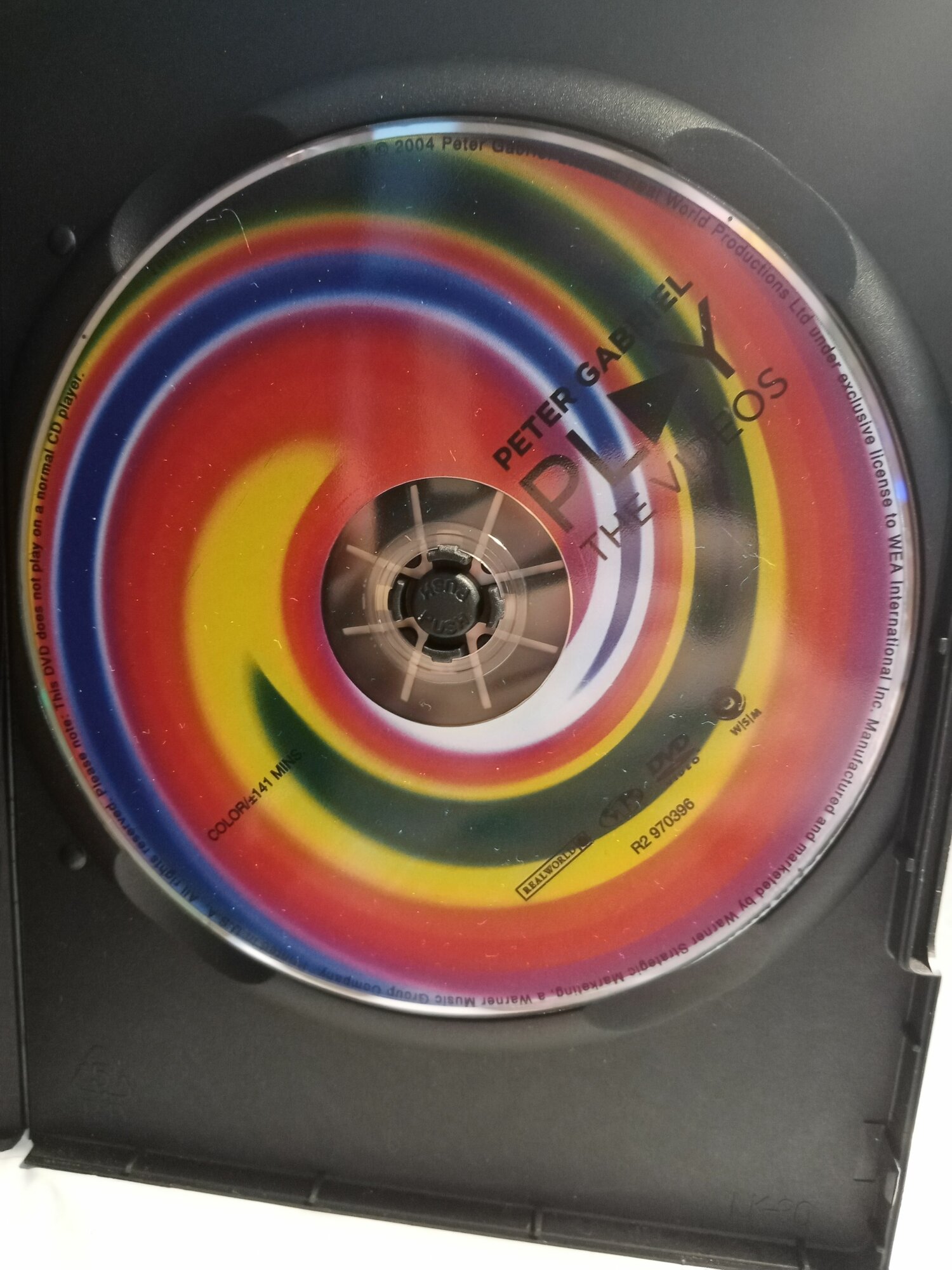 Видеоклипы dvd. Peter Gabriel - Play — фото 1