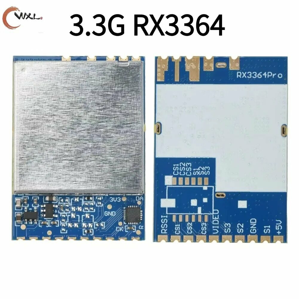 Модуль передачи изображения 3.3G RX3364 Аналоговый модуль беспроводной передачи и приёма аудио и видео