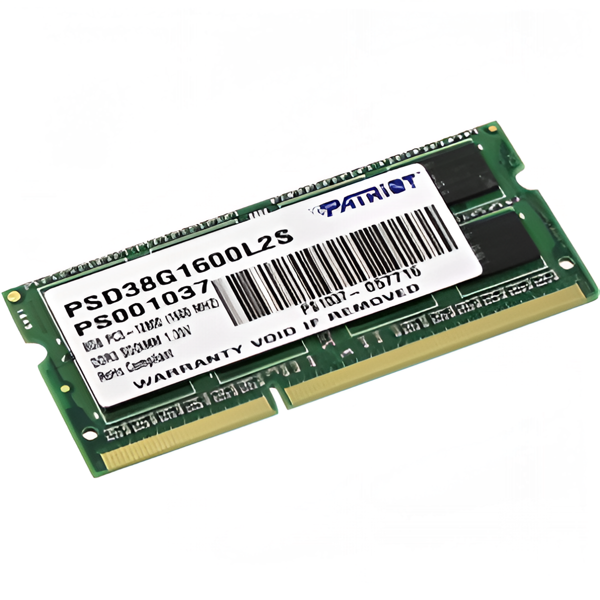Модуль памяти NBook SO-DDR3 8Gb, 1600Mhz, Patriot (PSD38G1600L2S)