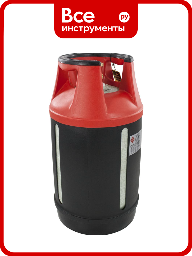 Баллон BURHAN GAS BBQ 00-00002820 композитный, пропан, 24л, бесшовный, взрывбезопасность