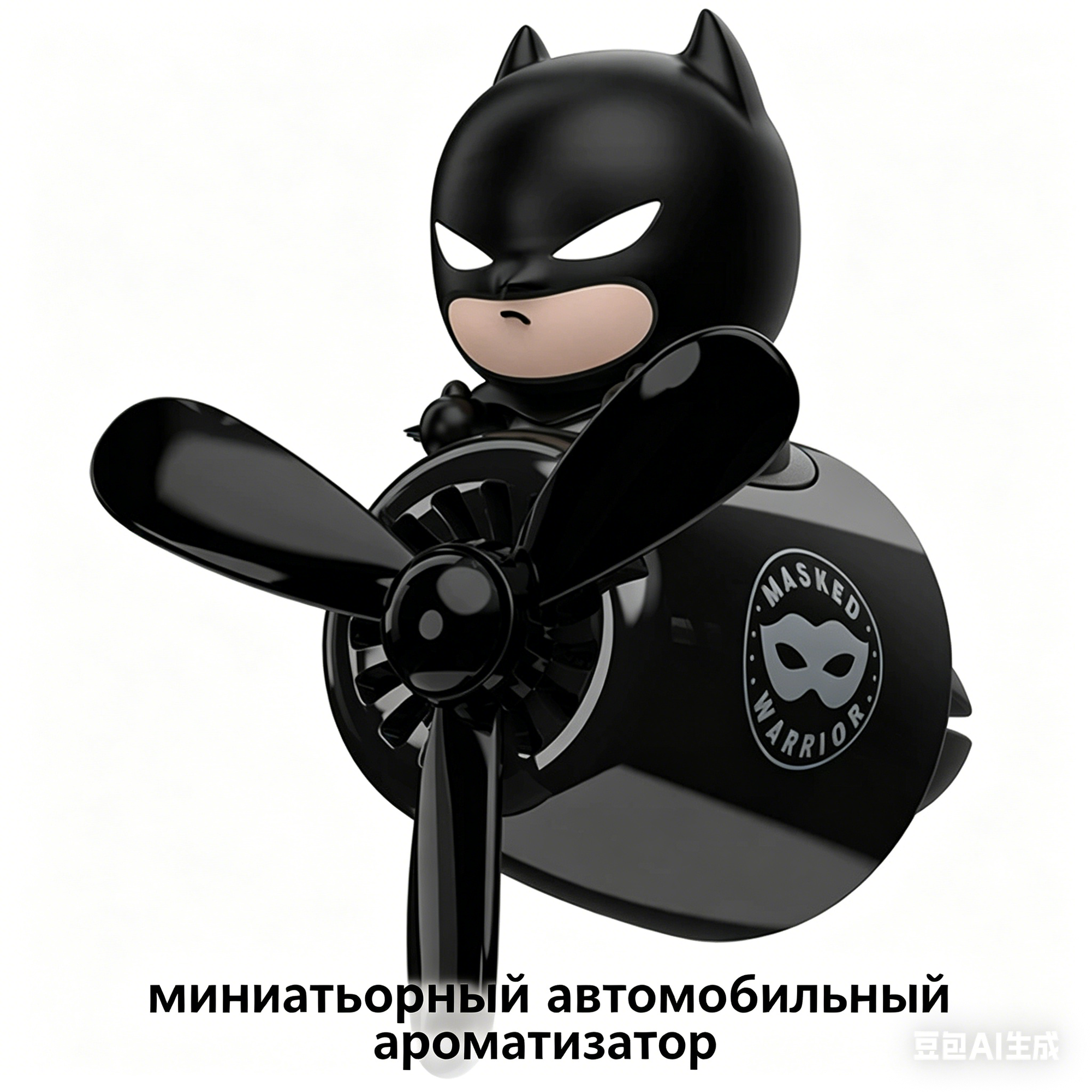 Ароматерапевтический маленький самолет с пропеллером, декорации, две палочки благовоний, человек в маске
