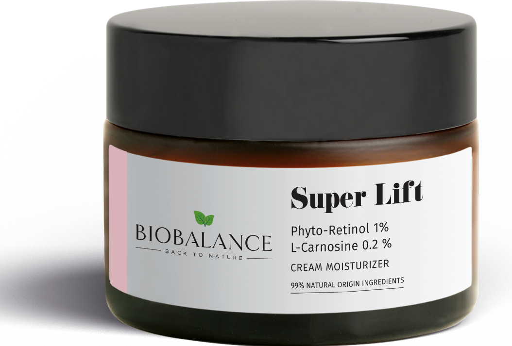 BIOBALANCE Крем для лица с фиторетинолом 1% + L-карнозином 0,2% Super Lift Phytoretinol 1% Plus L-carnosine 0,2% Cream 900g