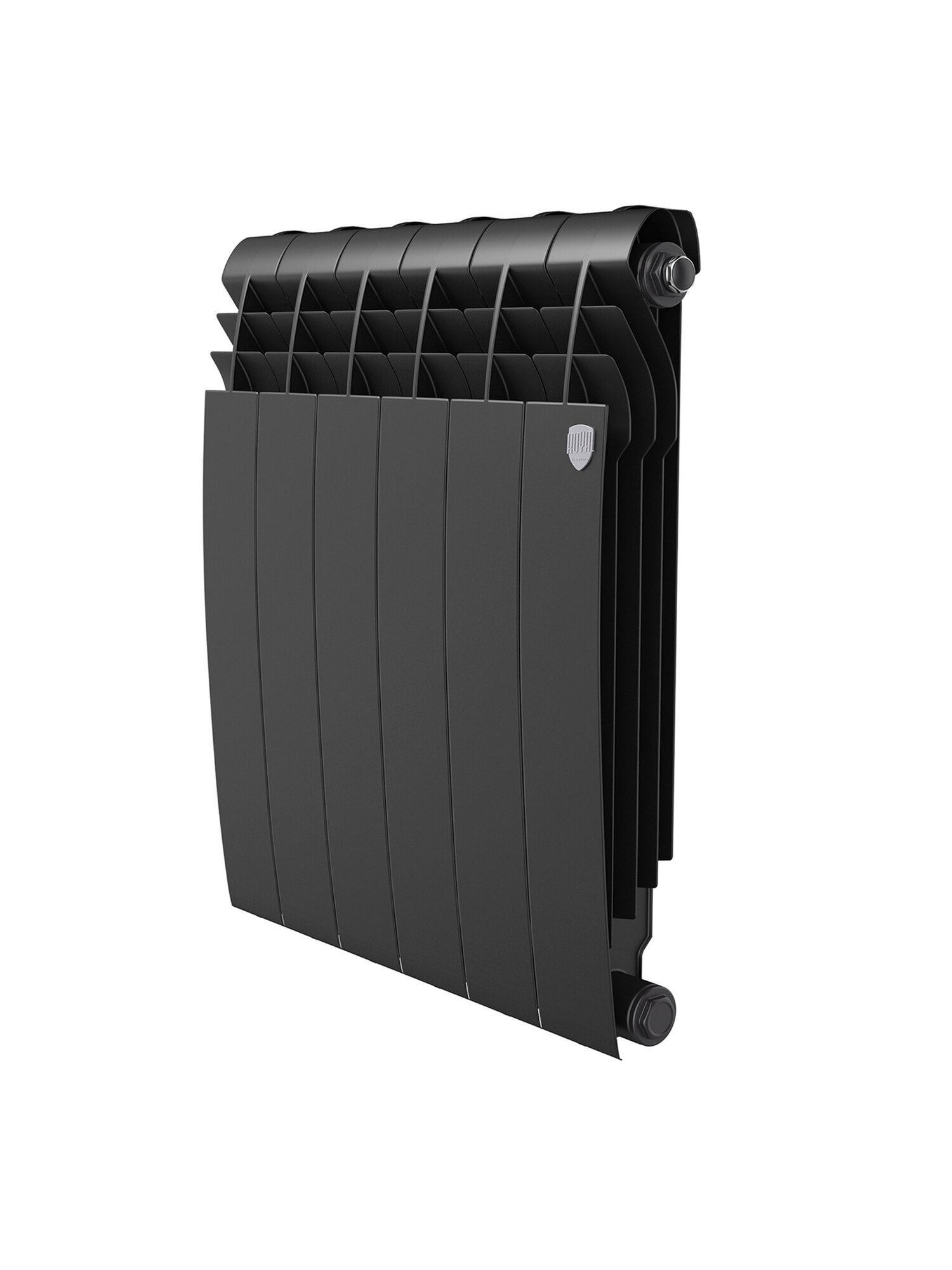 Радиатор биметаллический Royal Thermo BILINER B 500 Чёрный - 6 секц, Noir Sable (чёрный)