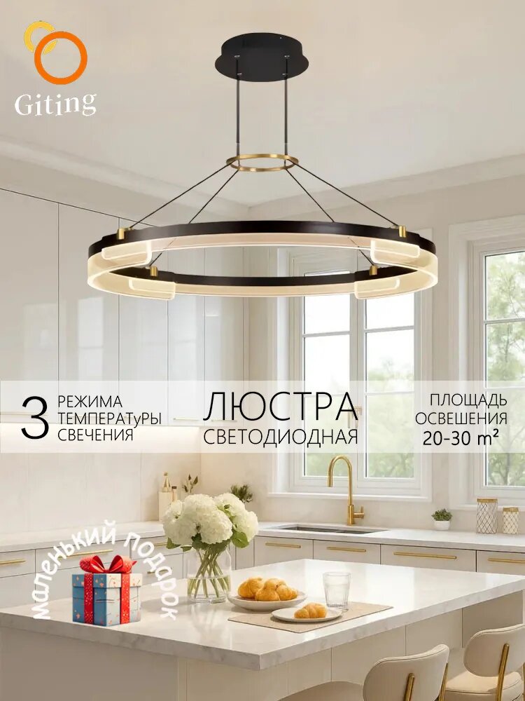 Giting Люстра, LED, 48 Вт — фото 1