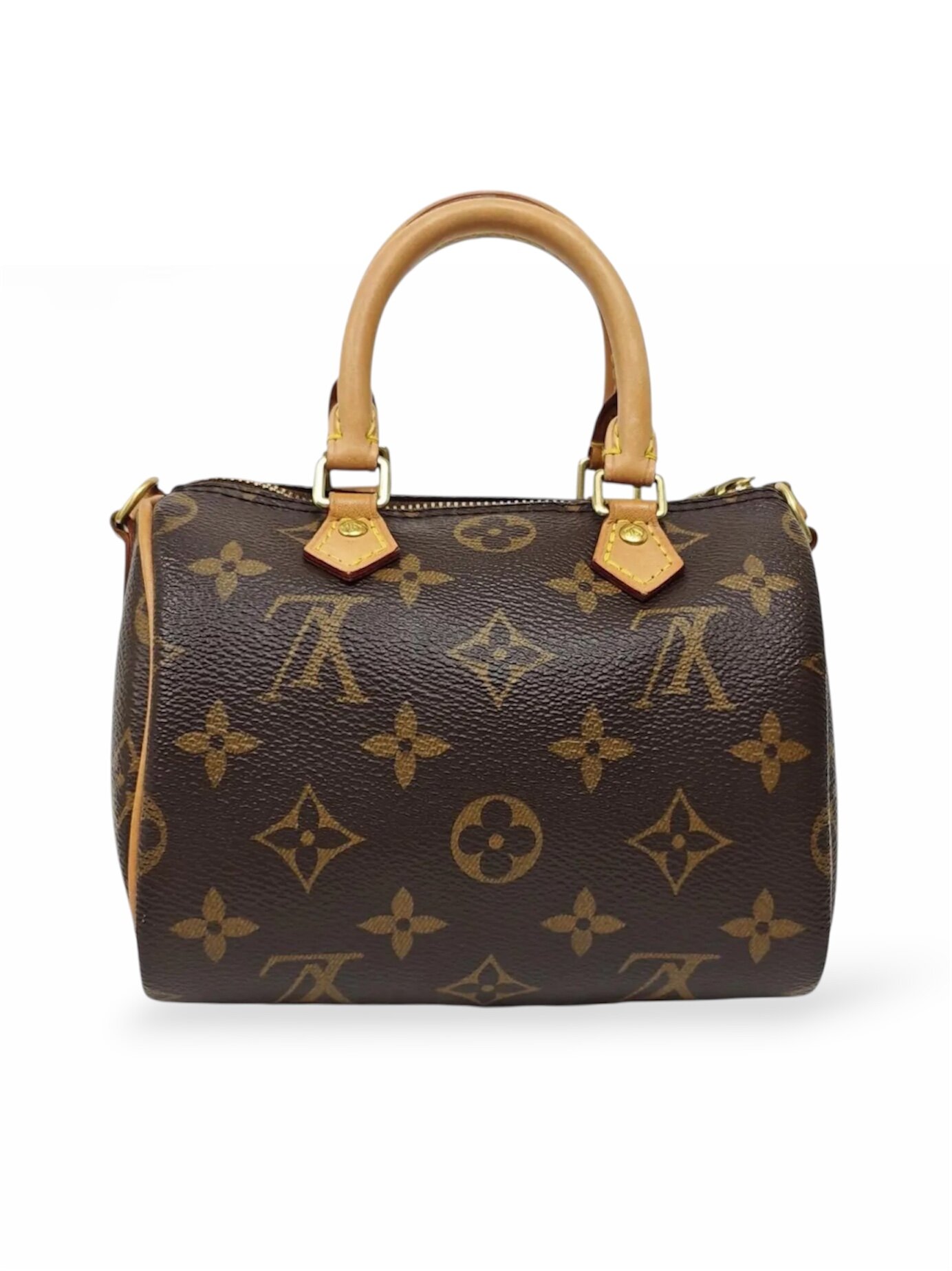 Сумка саквояж Louis Vuitton Speedy Nano, коричневый — фото 1