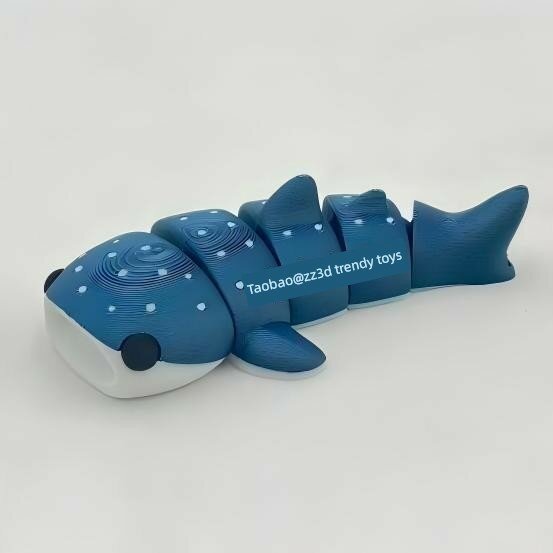 3D-модели морских животных, например, дельфинов, акул, косаток и белуг, с подвижными суставами, развивающие игрушки для