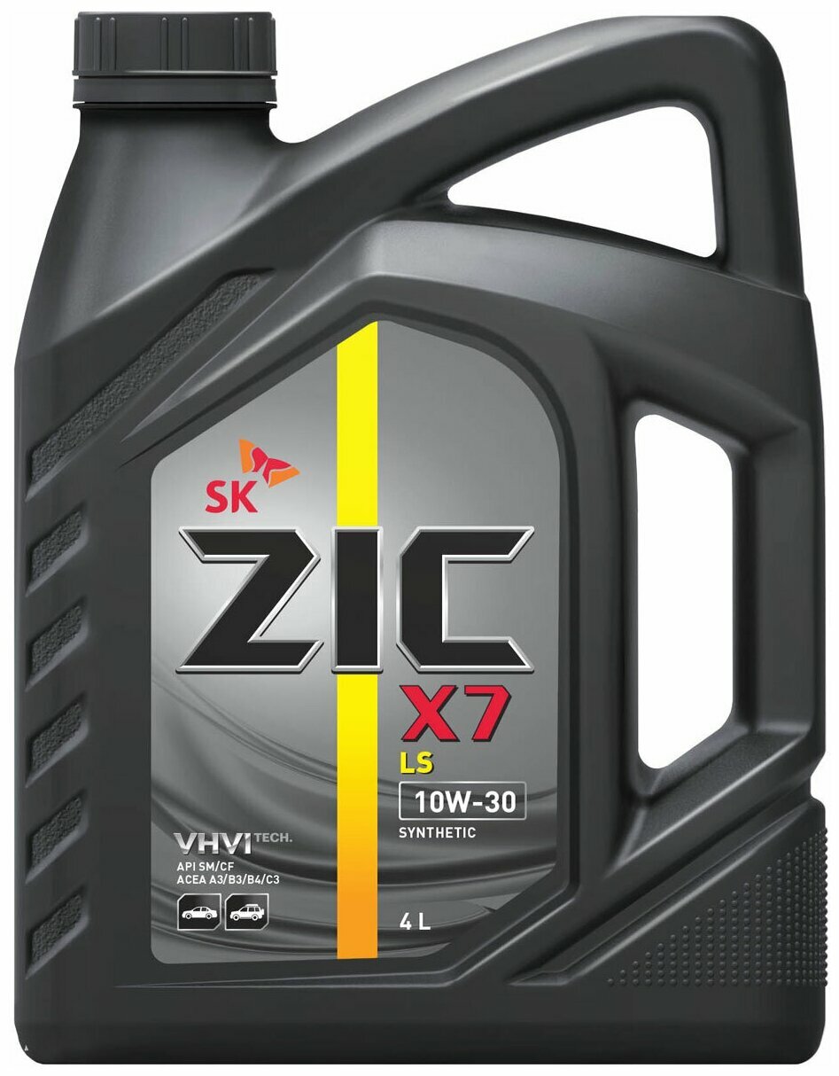 Масло моторное ZIC X7 LS 10W30 синт (4л) 162649
