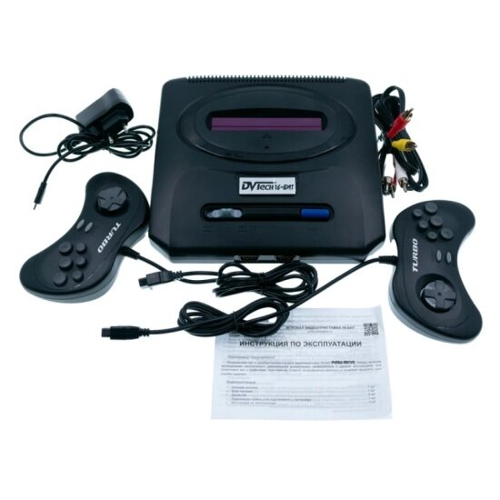 Игровая приставка 16-бит Dvtech MD 300 игр