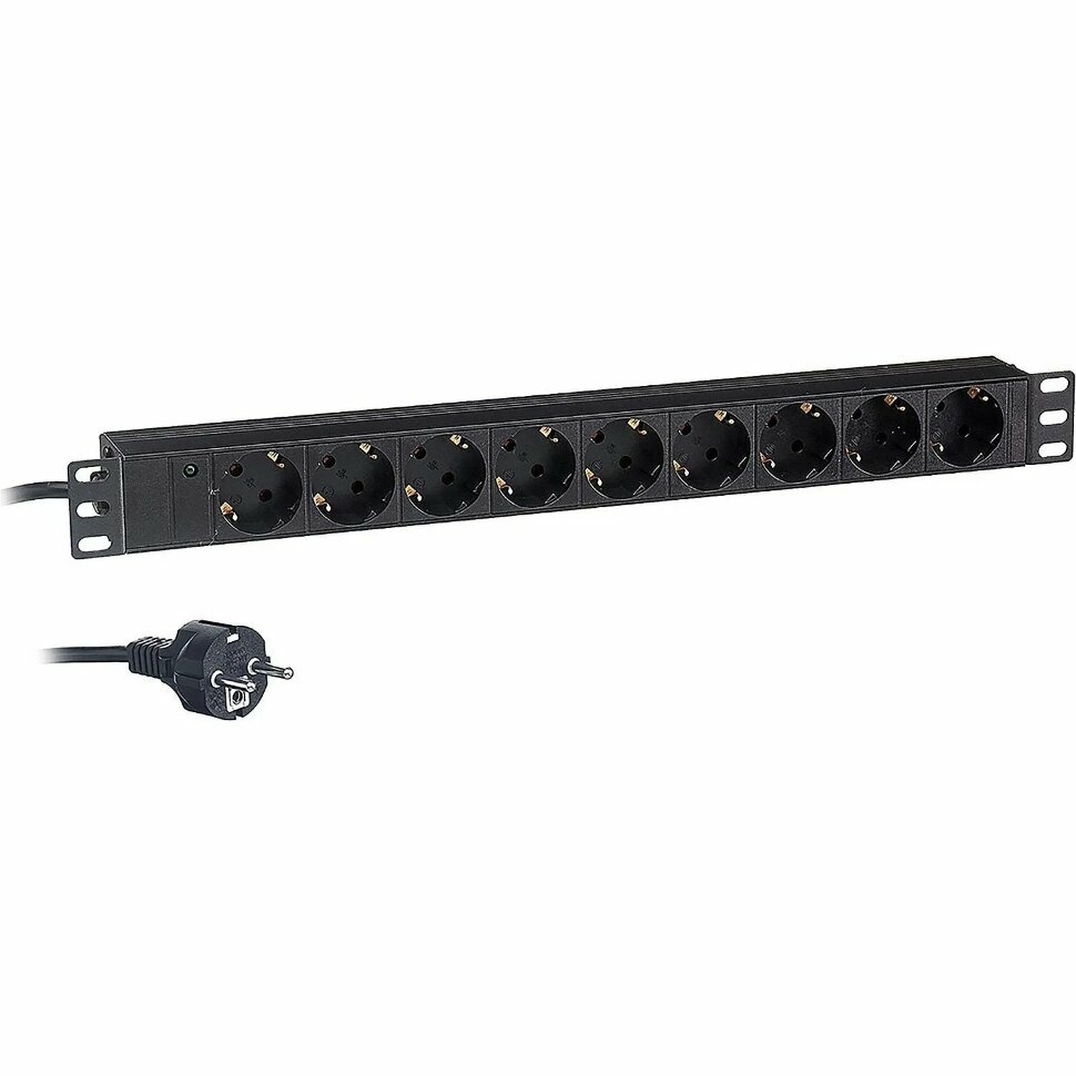 Блок розеток ExeGate ServerPro PDU-19H903 Al-9S-EU2CU (EX280849RUS), 1930072