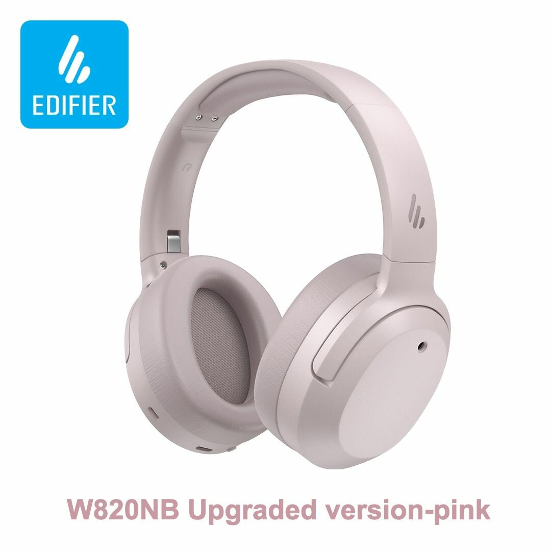 Edifier W820NB Plus Беспроводные наушники с шумоподавлением 49 дБ Hybrid ANC Spatial Sound над ухом