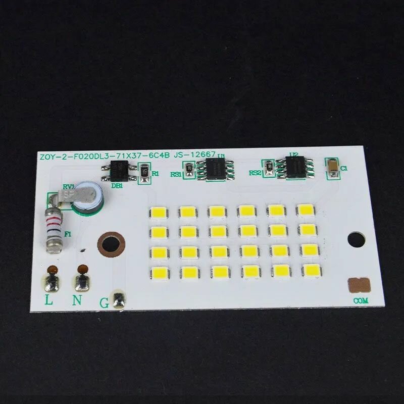 AC220V Светодиодная матрица,20 BT, LED, холодный белый, Подходит для прожекторов
