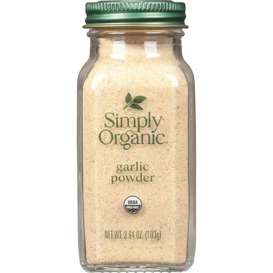 Simply Organic, Чесночный порошок, Garlic powder, 103 гр
