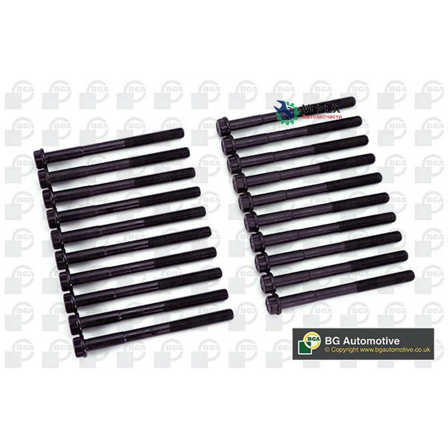 BGA BK4367 к-кт болтов ГБЦ! M10x1.25x120, 20шт.\ Toyota Land Cruiser 4.7 02>