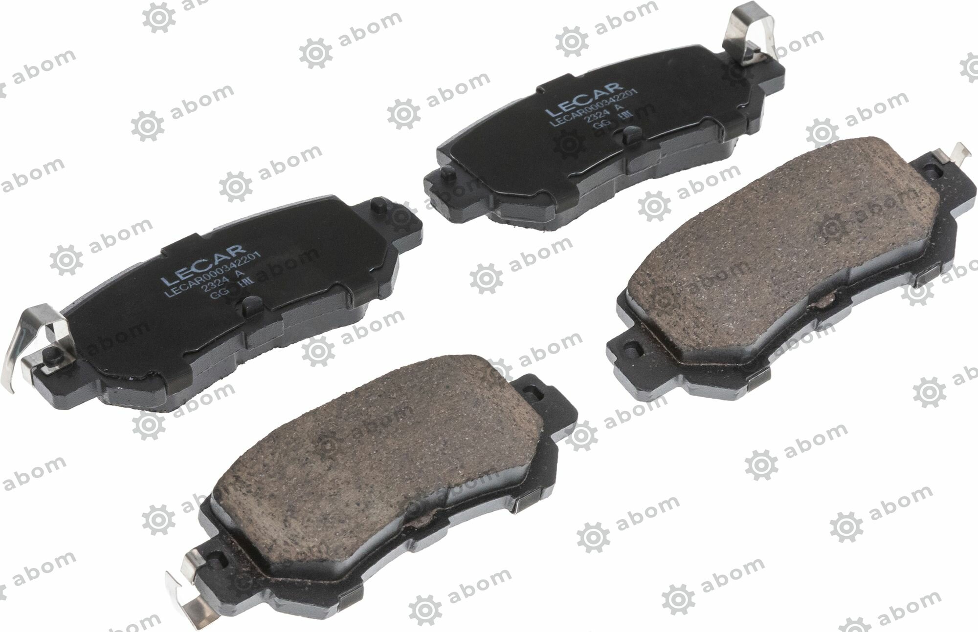 Тормозные колодки дисковые Задние сист. Akebono Mazda CX-5 11- LECAR LECAR000342201