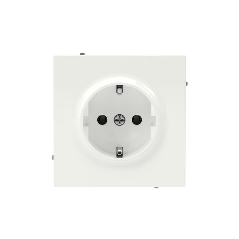 Розетка силовая KANT 2P+E без шторки бел. магнолия DKC 7000033