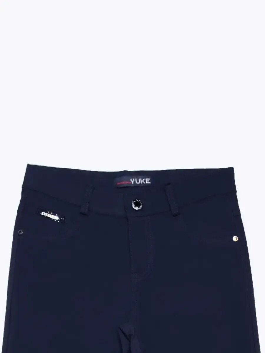 Брюки классические Yuke jeans, размер 25/158, темно-синий/синий — фото 1