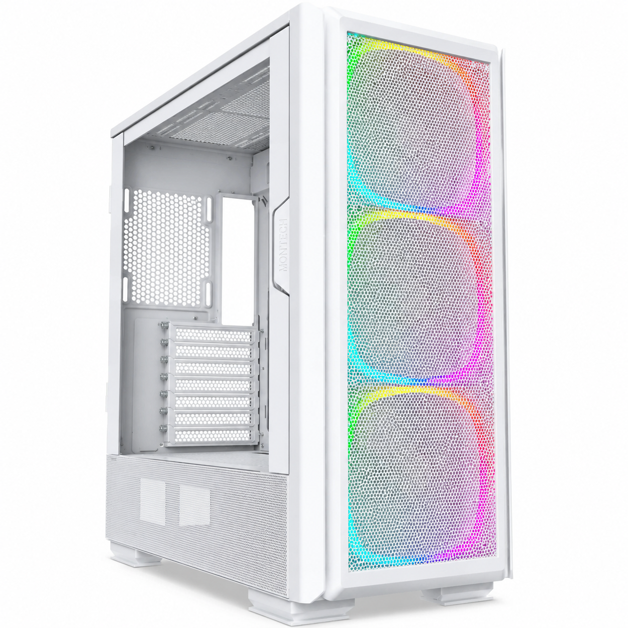 Корпус Midi-Tower Montech SKY TWO GX ARGB, E-ATX, белый (SKYTGW)