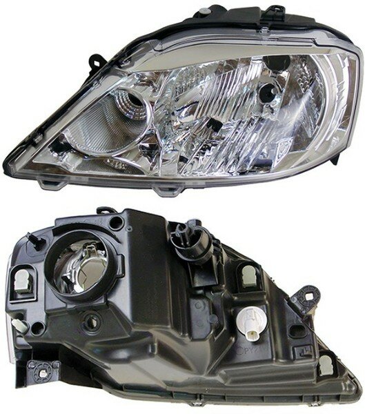 Фара SAT ST-551-11L1L Renault Logan 09-16 слева/ Галоген/ Ручная регулировка