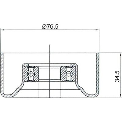 Ролик приводного ремня SAT ST-31180-PNA-003 натяжителя HONDA ACCORD VII 2,0-2,4 03-/CIVIC 2,0 01-05/CR-V II-III 2,0-2,4 0
