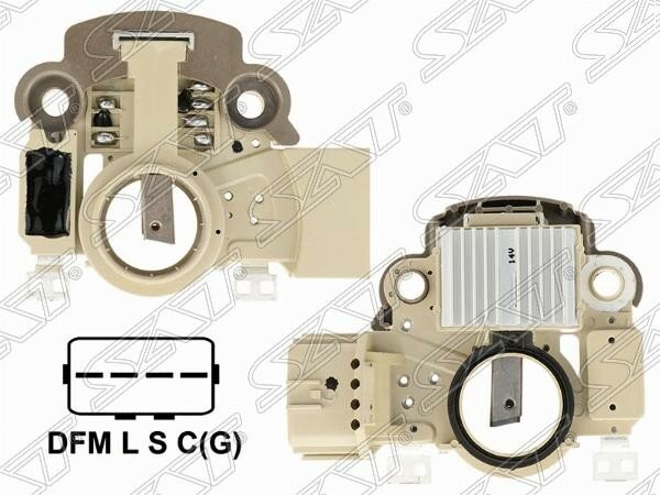 Реле-регулятор напряжения SAT ST-MD619268 генератора MMC COLT V 4G92 95-03/LANCER VI 1.3 4G13/ASX GA0#/LANCER X