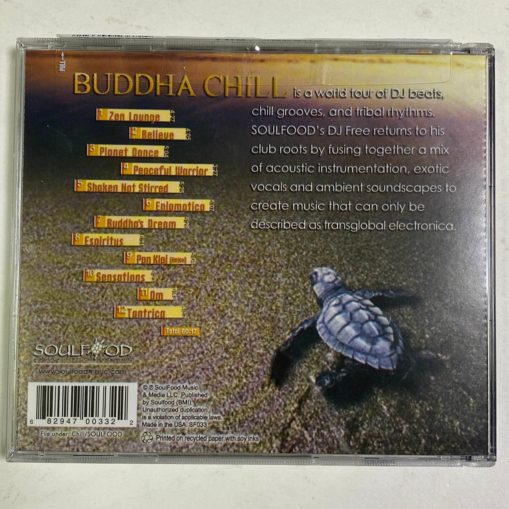Компакт-диск (CD). Soulfood. Buddha Chill. — фото 1