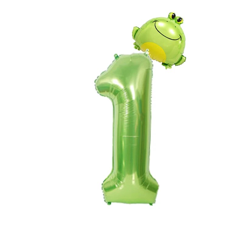 Зелёный гелиевый шар-лягушка 40 дюймов YUEYAO 2 шт. Зеленый, 2pc green 1