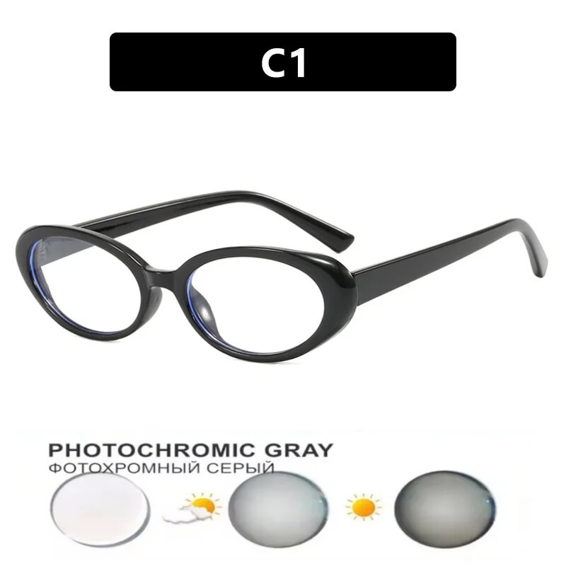 Оправа для очков OLOEY Millennium антиблик 0~-6.00 Bright Black Turn G, Серый, Customization