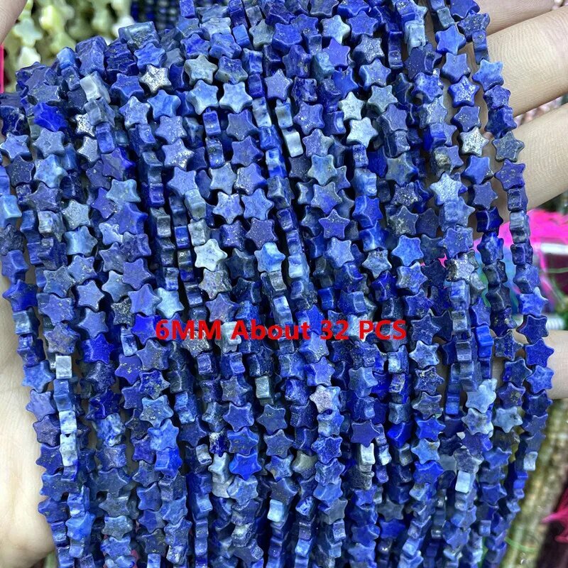 Лapis Lazuli Бусины SYSRXLR 6MM About 32 PCS