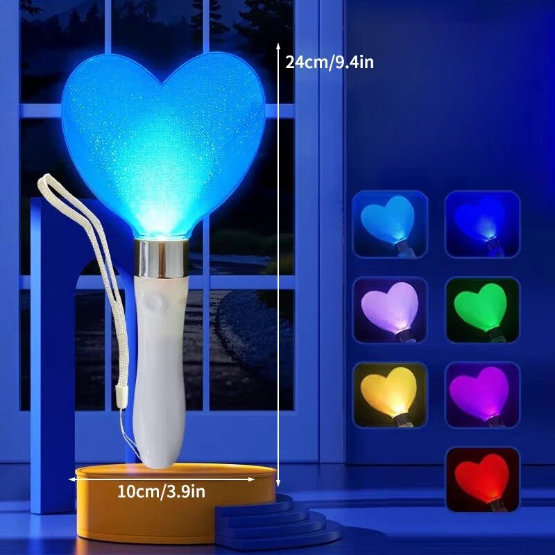 Цветные светодиодные палочки Kpop Lightstick Синий, S12