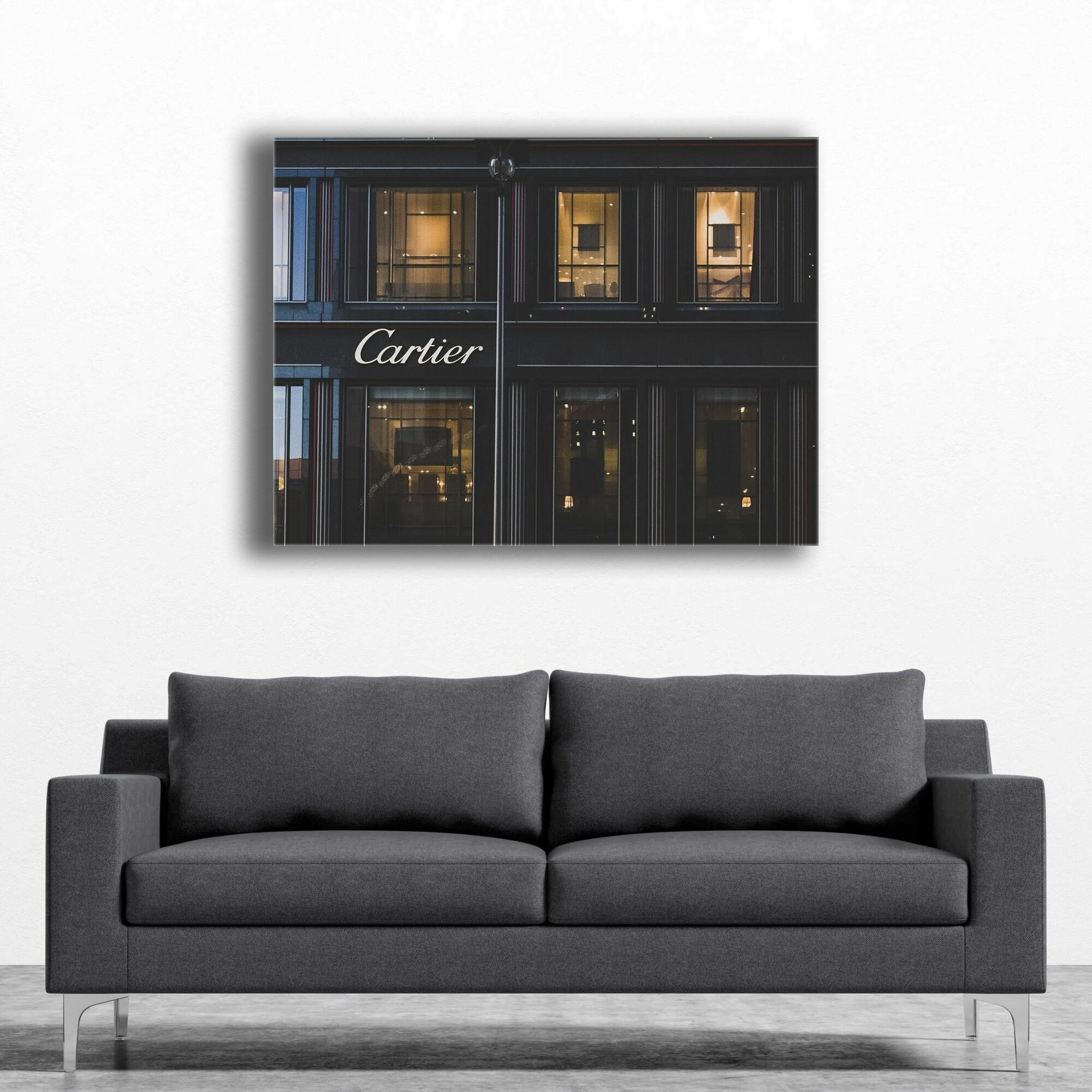 Интерьерная картина на холсте / Бренды / Cartier 30*40