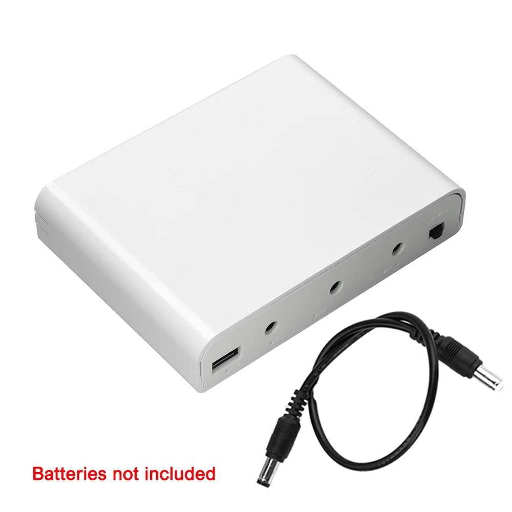 Белый DIY Power Bank Box для ИБП 6x18650