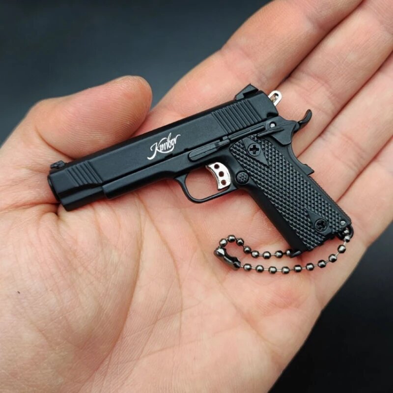 Миниатюрная модель пистолета 1911, черный, 1:3