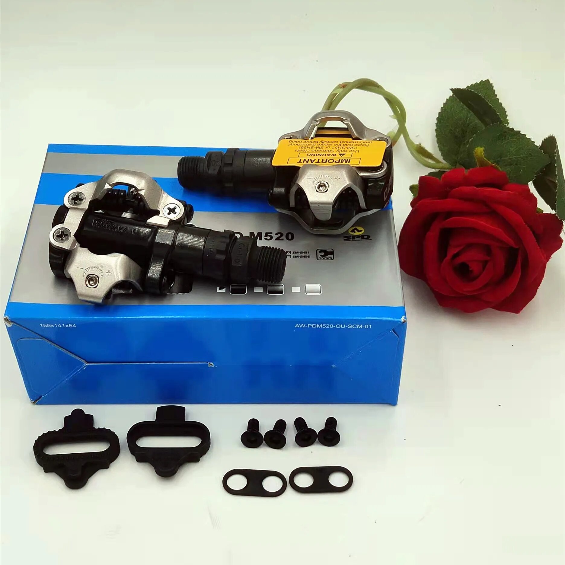 Педали Shimano PD-M520, цвет M520