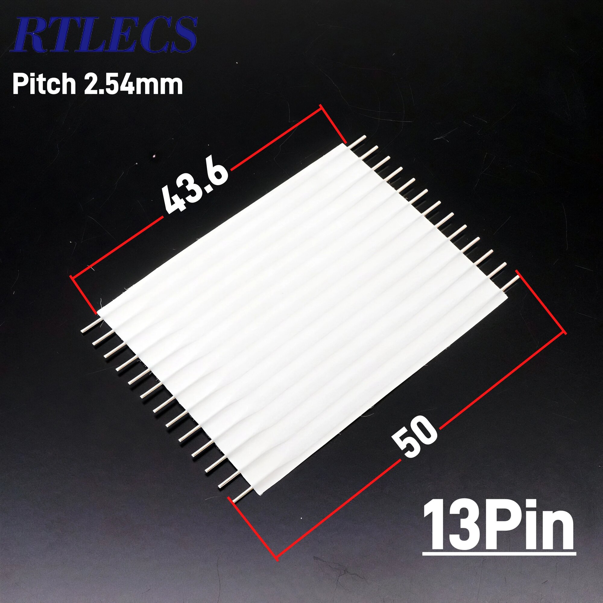 RTLECS 13Pin перемычка 2.54mm 50MM 5шт