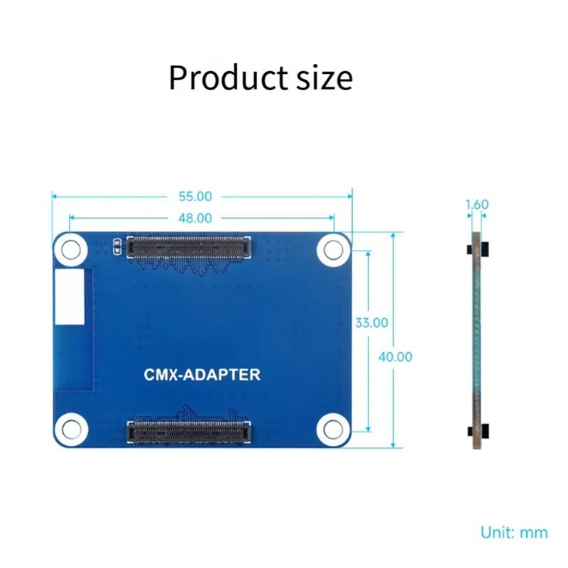 Адаптер защиты интерфейса для Raspberry Pi CM4/CM5