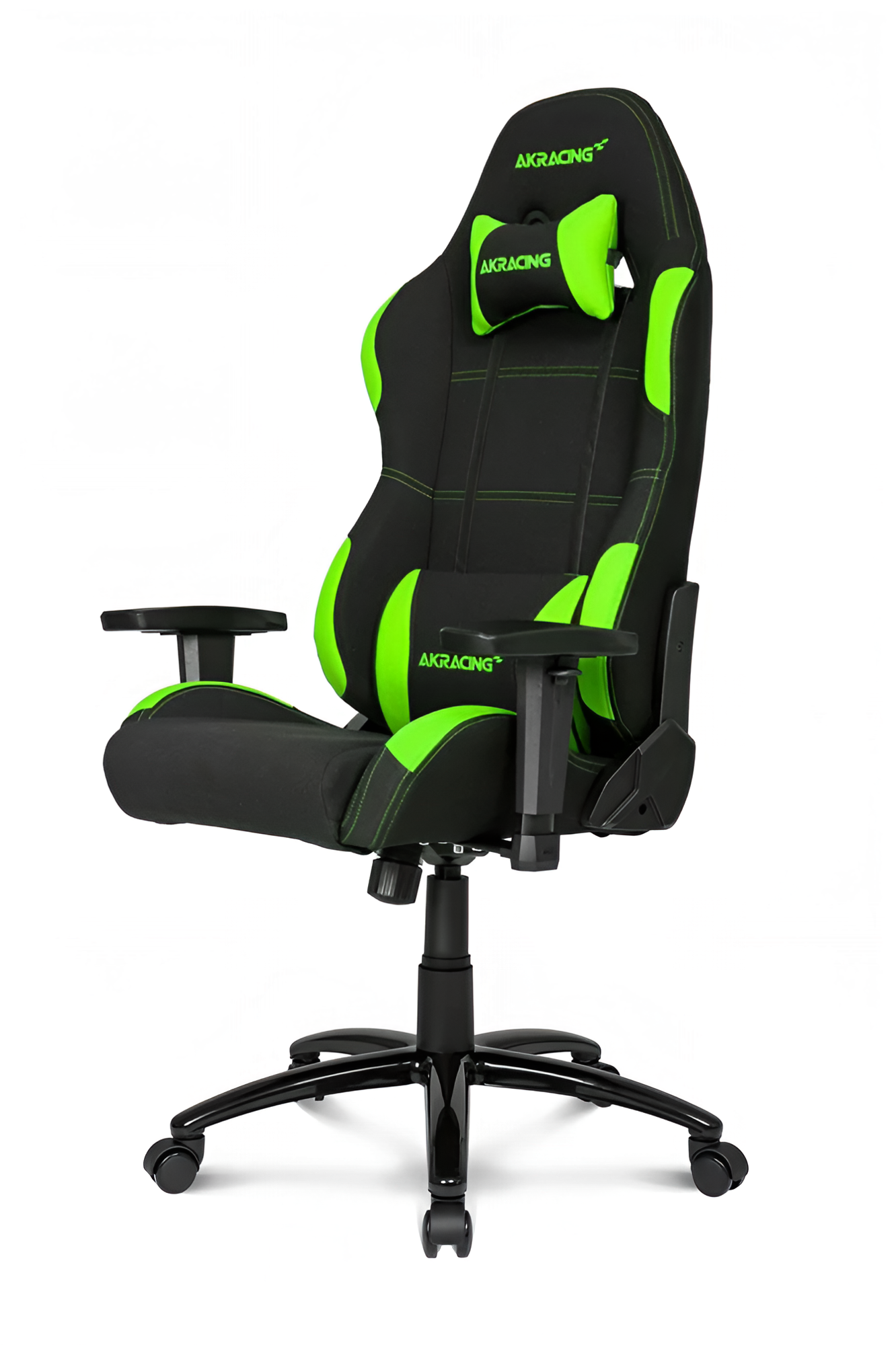 Игровое Кресло AKRacing K7012 (AK-K7012-BG) black/green; нагрузка до 150 кг